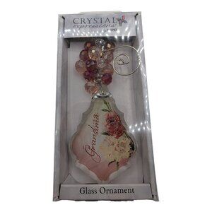 GANZ | Holiday | Crystal Expressions By Ganz Glass Ornament Grandma ...
